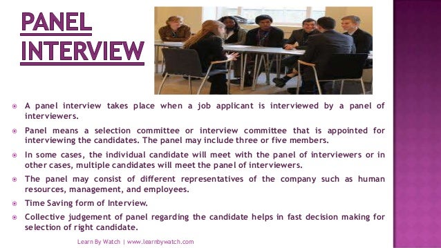 Interview and it's Types