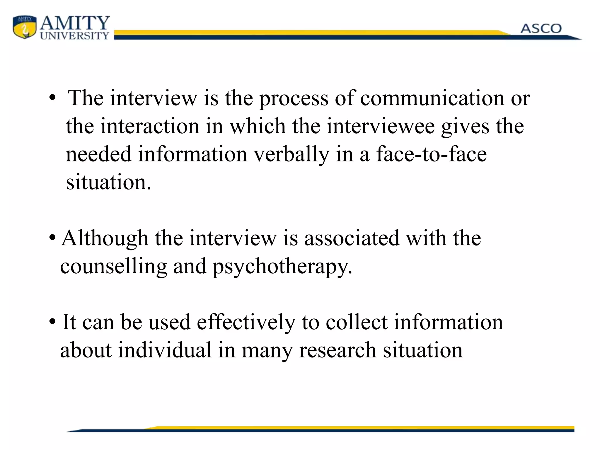 Interview ppt | PPTX