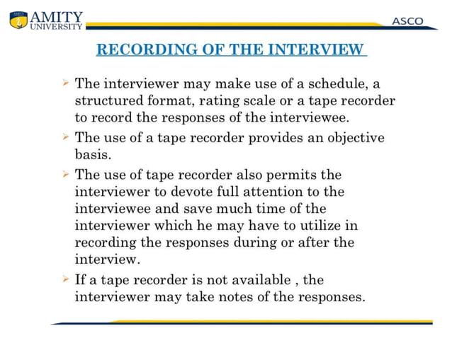 Interview ppt | PPT