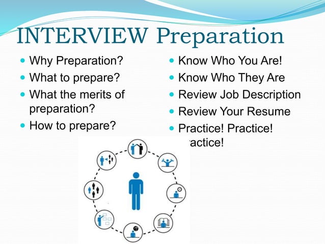 Interview preparation | PPTX | Resume Writing and Advice | Job Search
