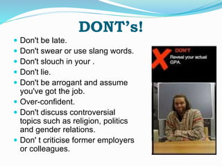Interview preparation | PPTX