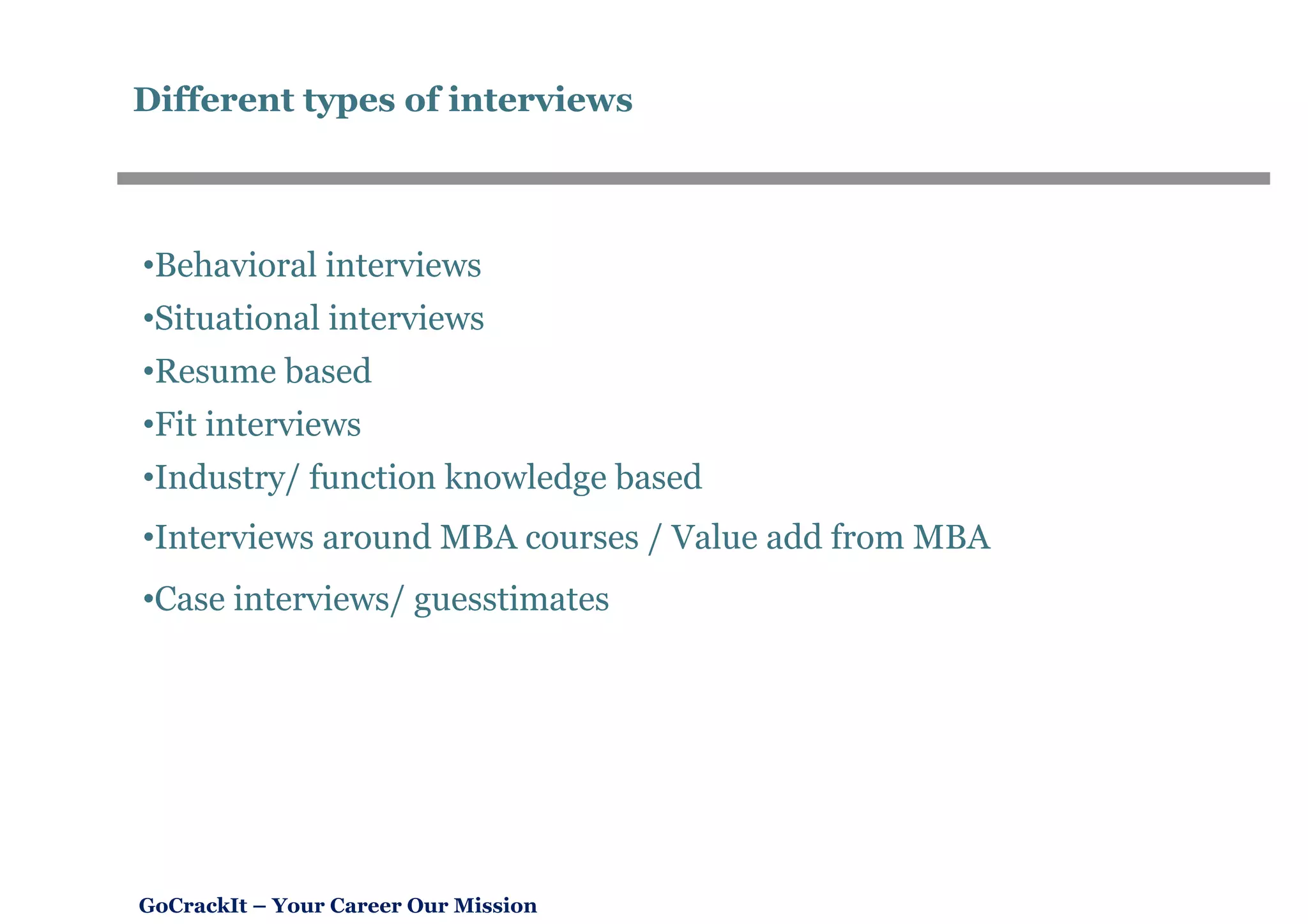 Interview preparation document | PDF