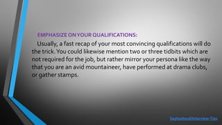 Interview preparation for freshers: how to introduce at a job interview ...