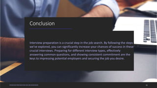 Interview Preparation for job Interviews.pptx