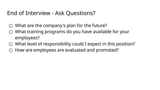 Resume Building and Interview Preparation | PPTX