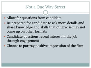Types of Interviews | PPTX