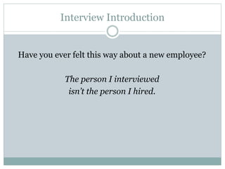 Types of Interviews | PPTX