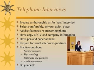 Interview presentation1 | PPT | Resume Writing and Advice | Job Search