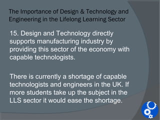 The Importance of Design & Technology and Engineering in the Lifelong ...