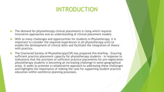 Student Clinical Placement in hospital, factors to be considered. | PPTX