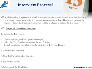 Interview Process | PPT
