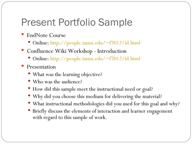 Interview Projects | PPT