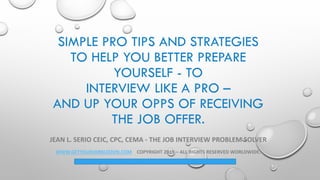 Interview Prep, Hacks and Pro Strategies | PPT