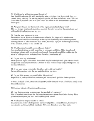 JAVA Interview qns ans | DOCX