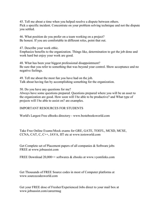 JAVA Interview qns ans | PDF