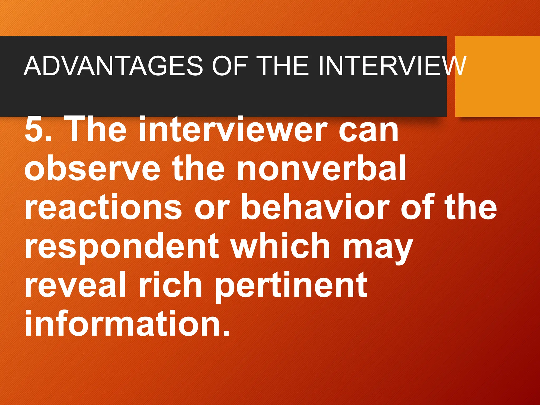 Interview Questionnaire And Observation Pptx