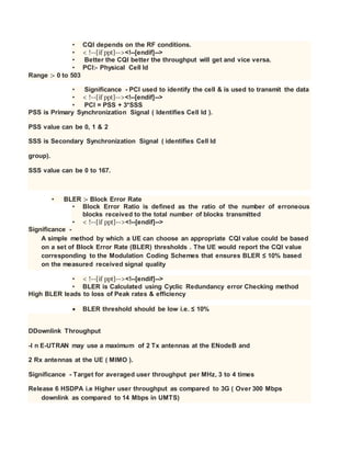 Interview question for 2g,3g,4g | DOCX