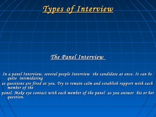 Interview questions | PPT