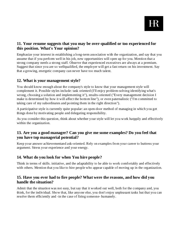 25 Most Difficult Interview Questions 25-most-difficult-interview-questions