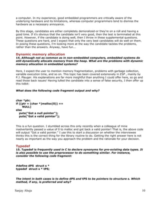 Interview questions | PDF