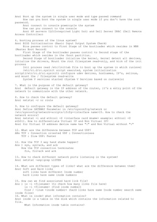 Interview questions | TXT