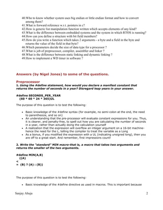 Interview questions | PDF