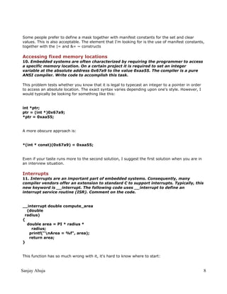 Interview questions | PDF