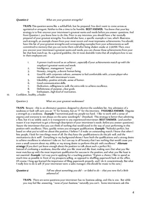 Interview questions | DOCX