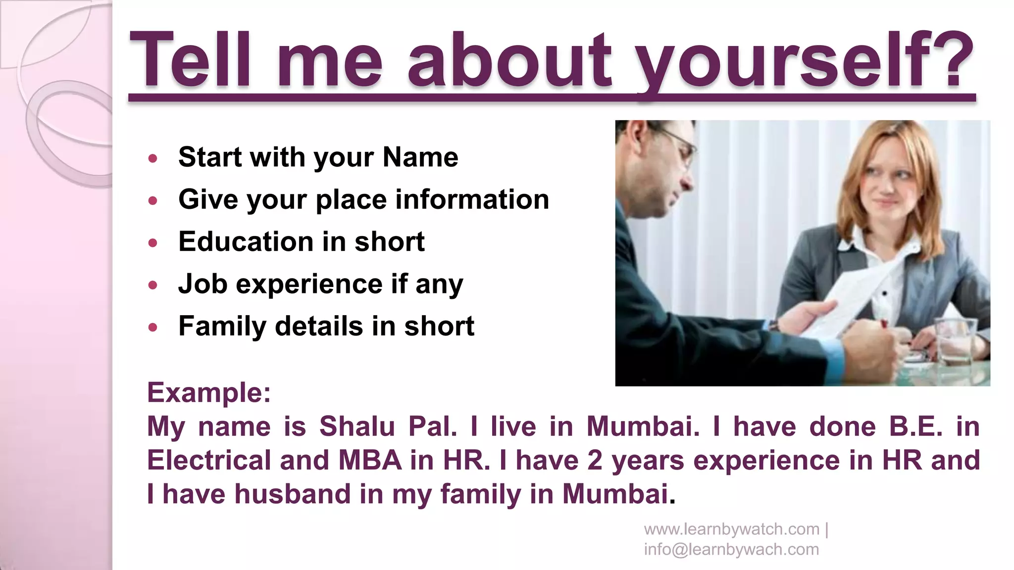 Top 10 Interview Questions and Answers | PPTX