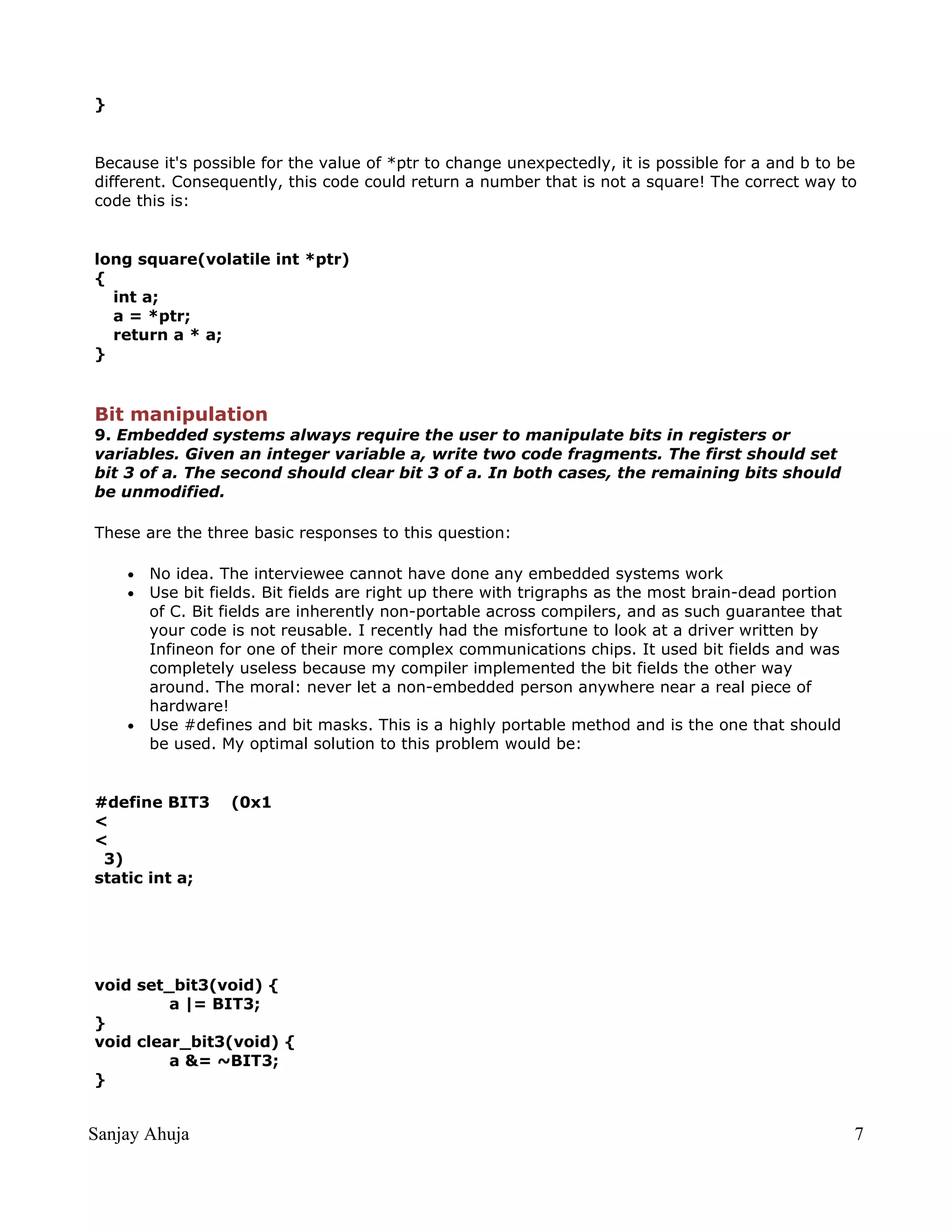 Interview questions_mod.pdf | Programming Languages | Computing