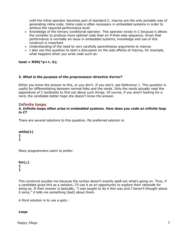 Interview questions_mod.pdf | Programming Languages | Computing