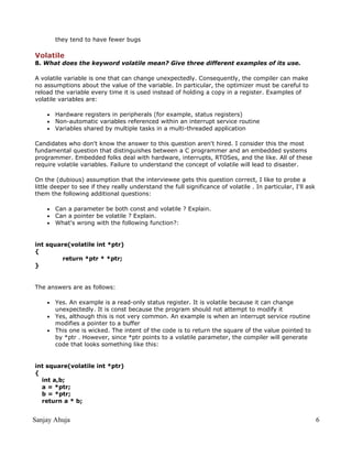 Interview questions_mod.pdf | Programming Languages | Computing
