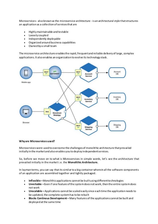 Interview questions on microservices