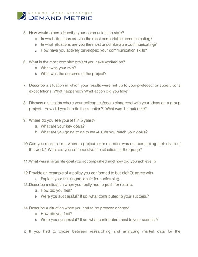 Interview Questions Tool | DOC