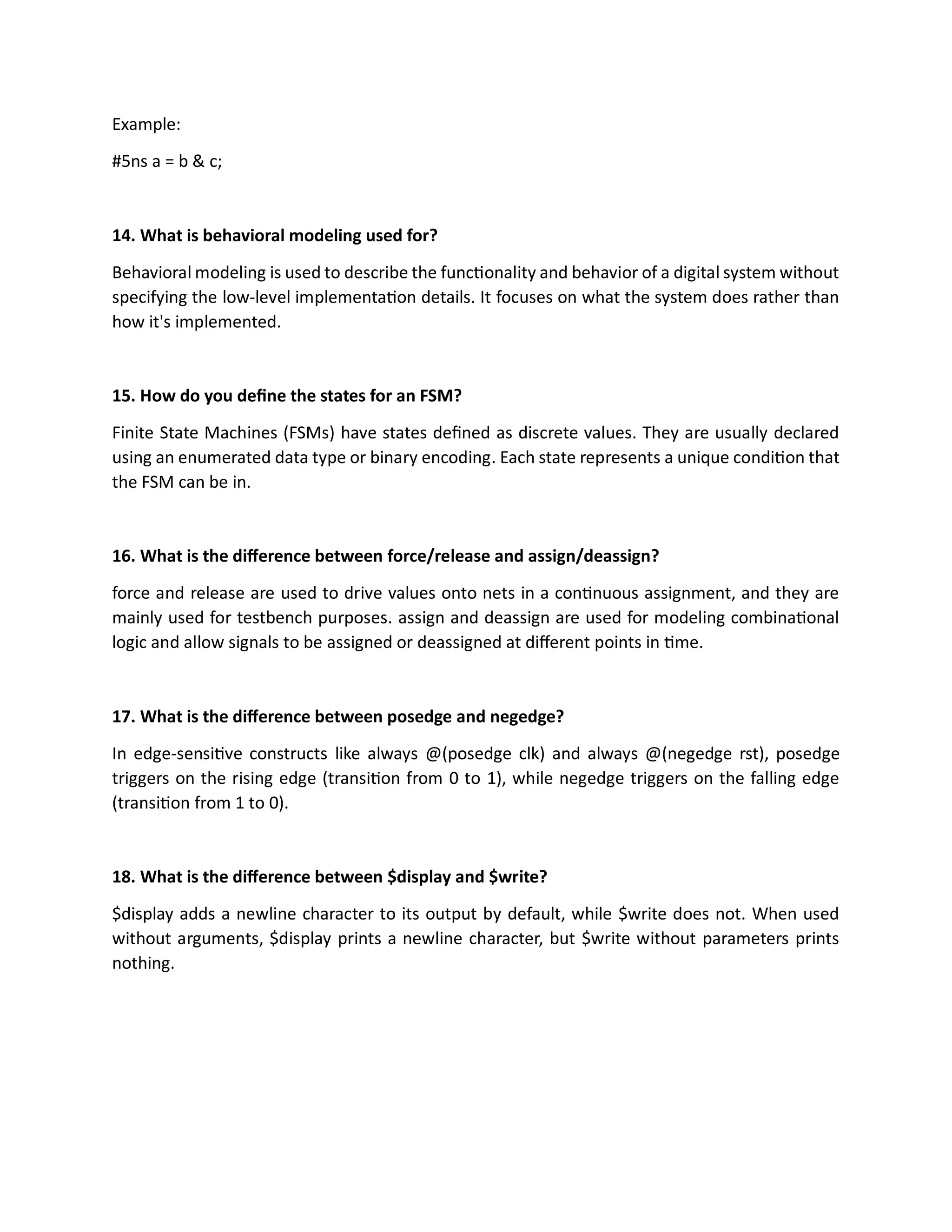 Interview Questionsverilogpart 3 5 1pdf Web Development Internet