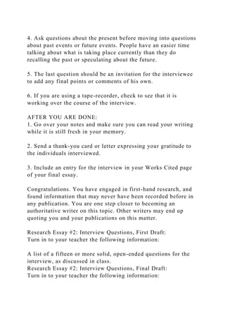 Interview Questions Write 15 or more open-ended questions of sub.docx