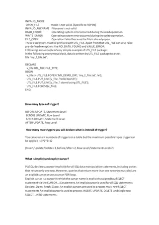 Top MNC'S Interview questions and answers | PDF