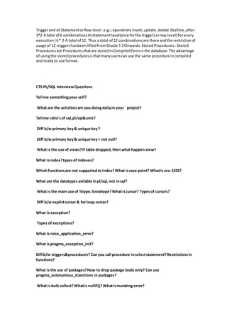 Top MNC'S Interview questions and answers | PDF