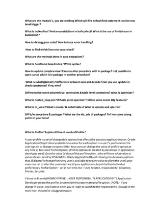 Top MNC'S Interview questions and answers | PDF