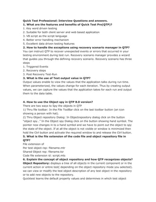 Interview qutions | PDF