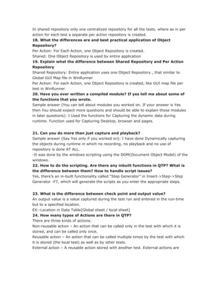 Interview qutions | PDF