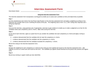 Interview record form | DOC