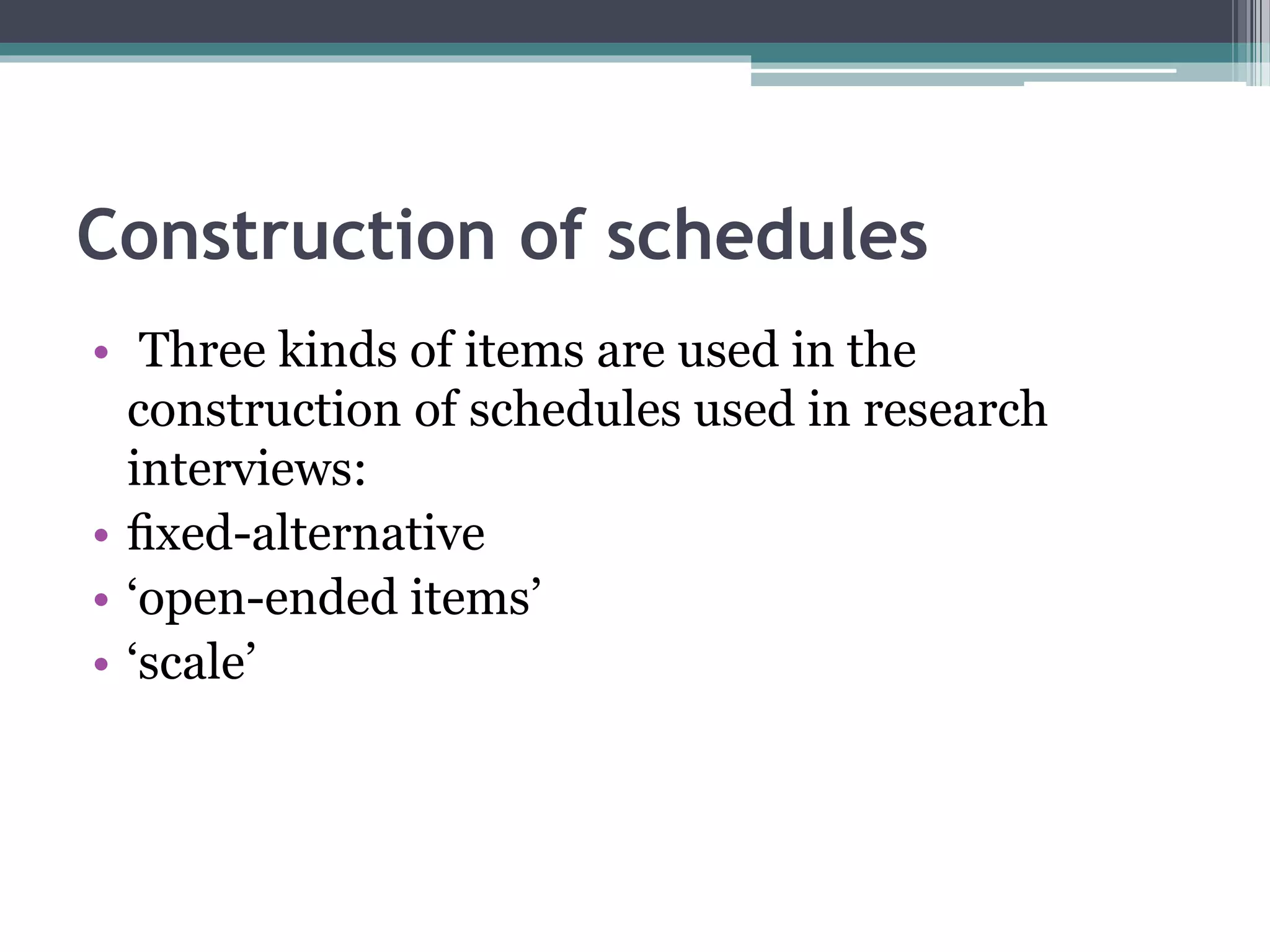 Interview research method in qualitative research methods | PPTX