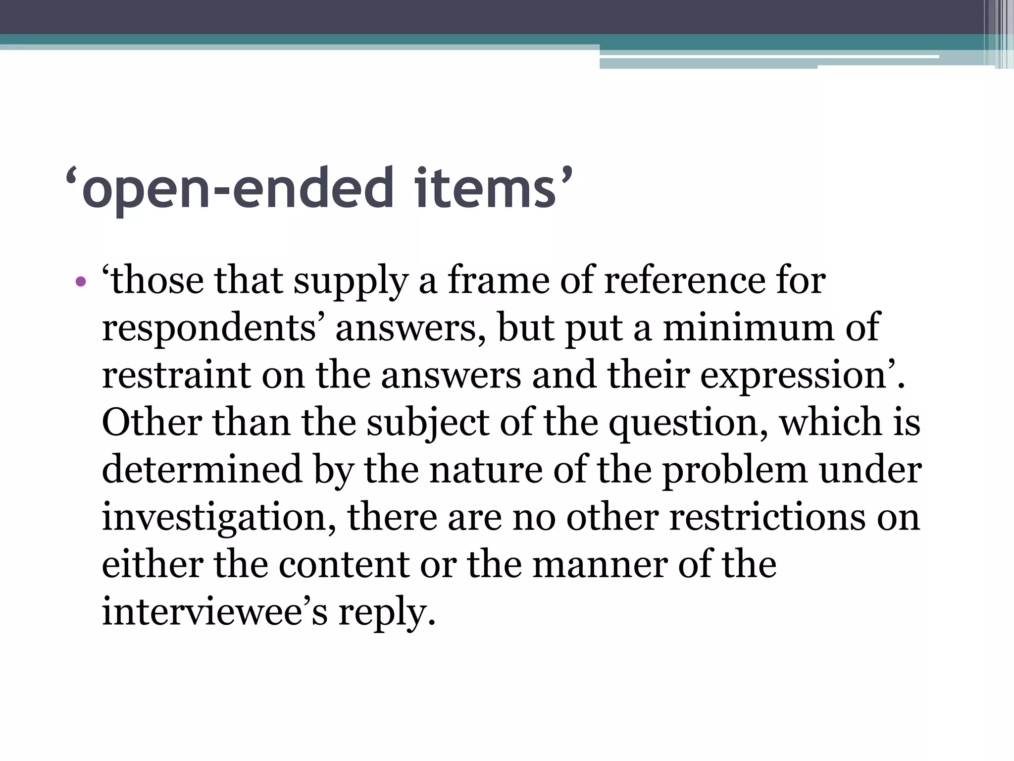 Interview research method in qualitative research methods | PPTX