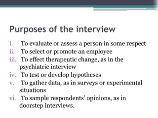 Interview research method in qualitative research methods | PPTX