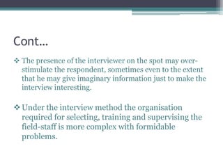 Interview research method in qualitative research methods | PPTX