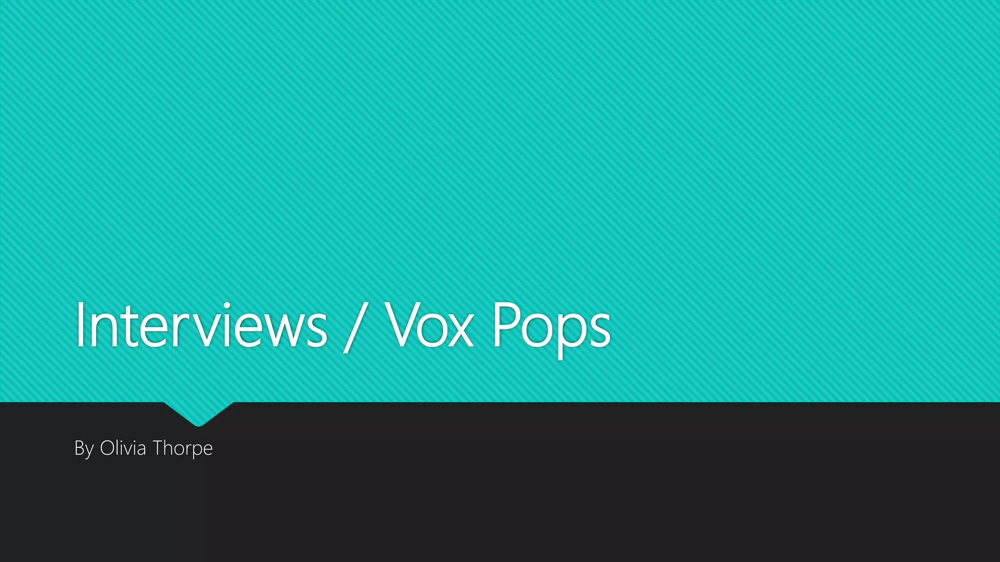 Vox Pop interview questions | PPTX | Parenting Teens | Parenting