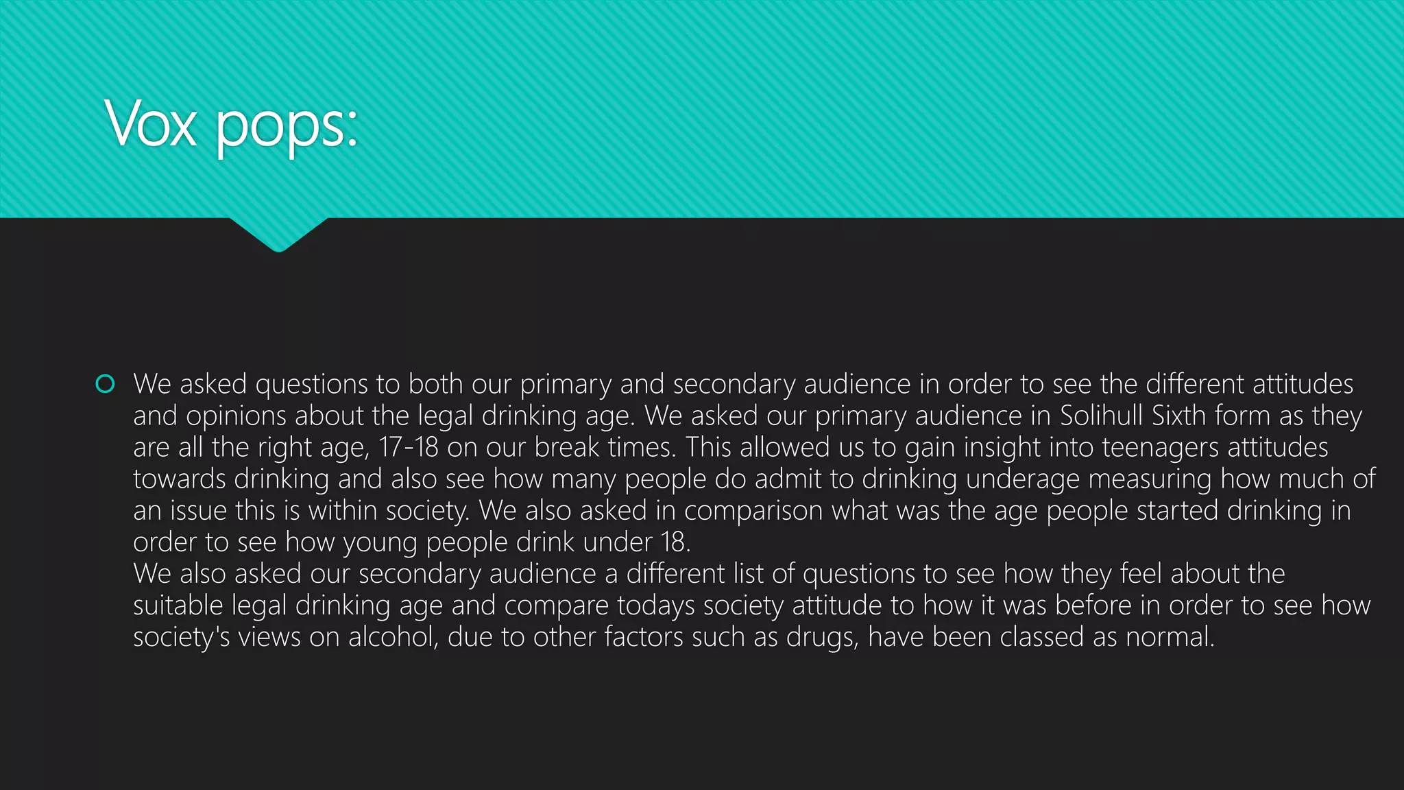 Vox Pop interview questions | PPTX | Parenting Teens | Parenting