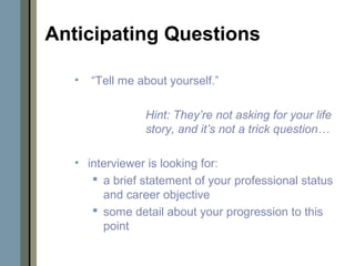 Preparing for Job Interviews | PPT