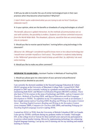 Interviews appendix 1 | DOC